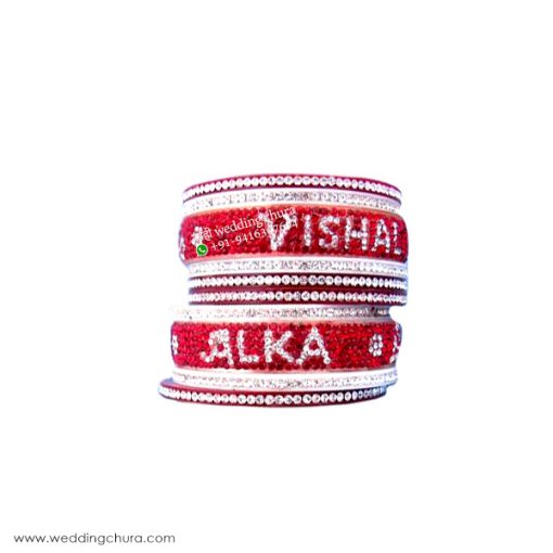 Personalized Wedding Name Bangles » Wedding Chura